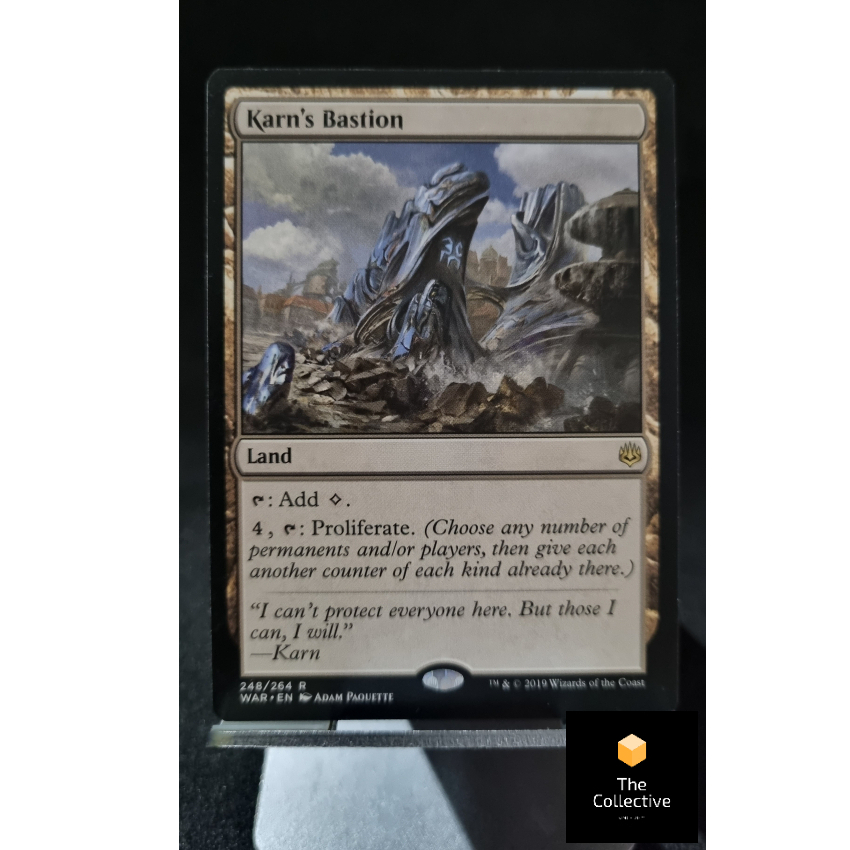 Magic the Gathering - MTG Card Game - Karn's Bastion - WAR - [LAND ...