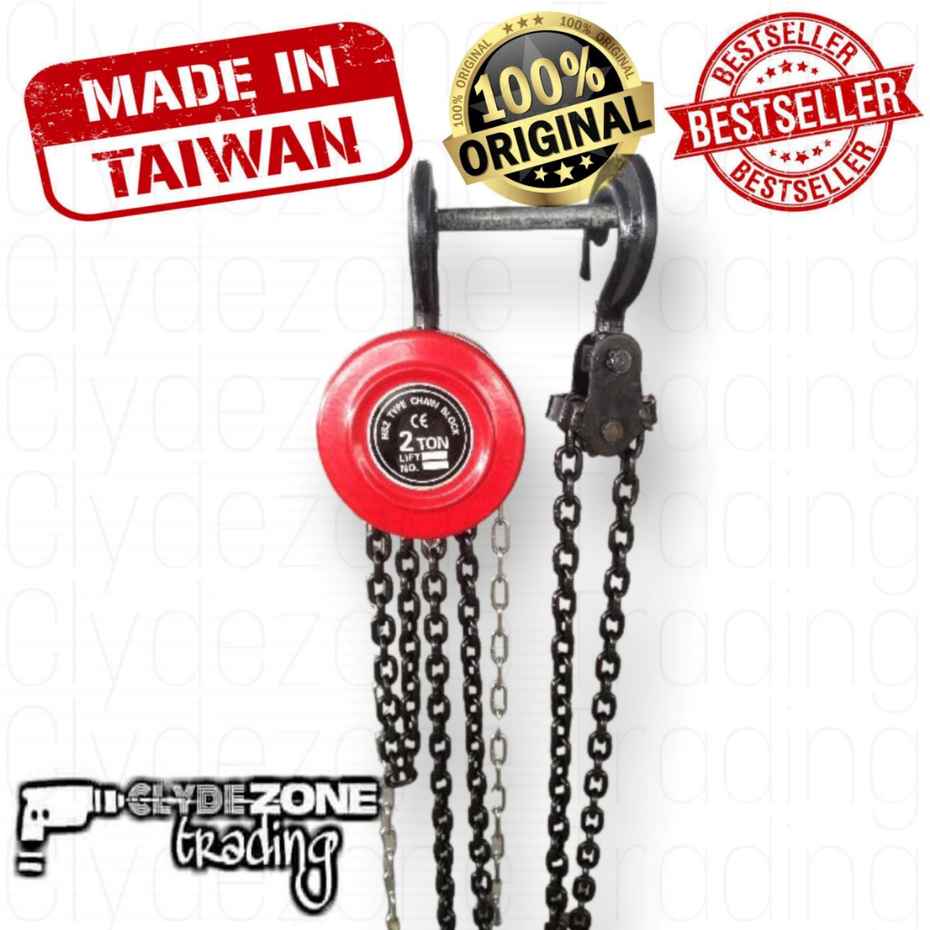 Heavy duty chain block high quality 1, 2, 3, and 5 tons | Shopee ...