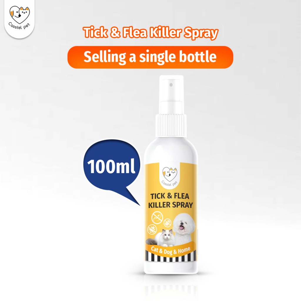 Cassiel Pet Herbal Ivermectin Tick And Flea Remover Spray For Dogs ...