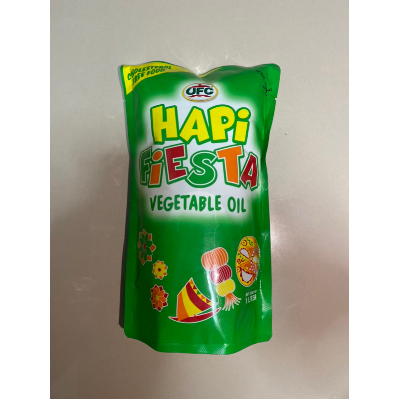 UFC Hapi Fiesta Vegetable Oil 1L | Shopee Philippines