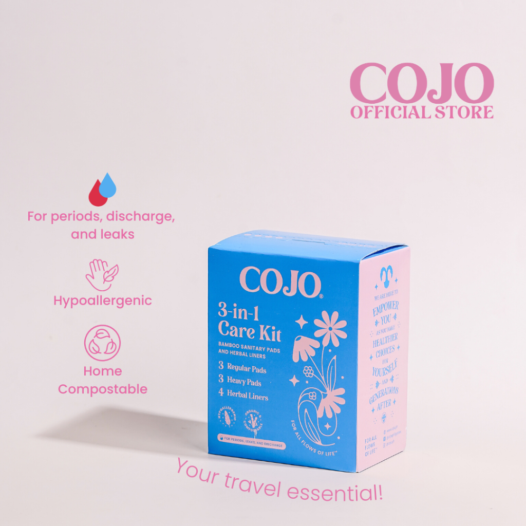 COJO 3-in-1 Flow Care Kit (For periods and leaks) | Shopee Philippines