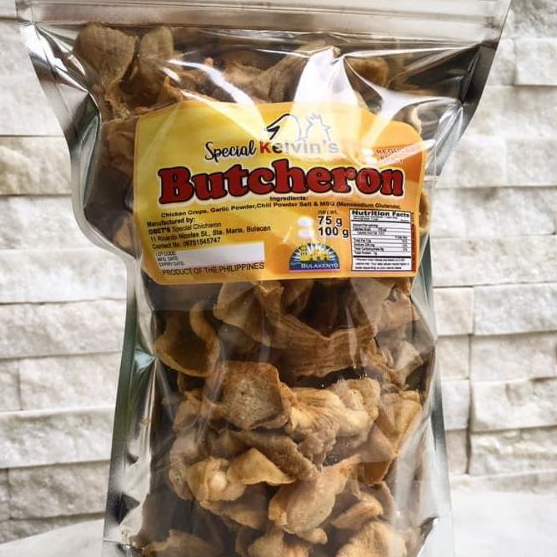 Butcheron chicharon butche Crispy Butcheron BIG Spicy & Plain ...