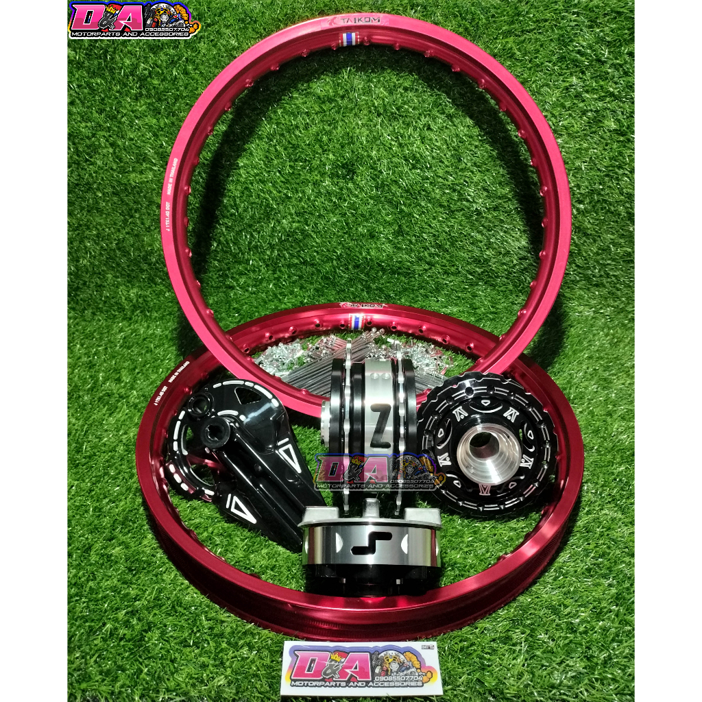 RIM SET 17s YASAKI LIGHTEN HUB SET (ARIETTE) GEAR TYPE FOR HONDA WAVE ...