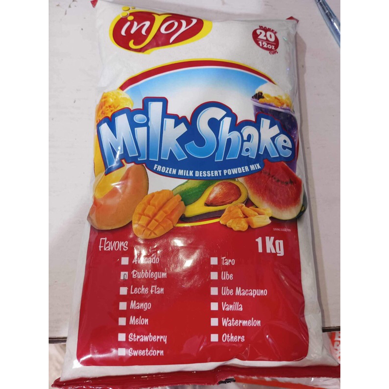 Injoy Milkshake 1.00 kg Powder Mix | Shopee Philippines