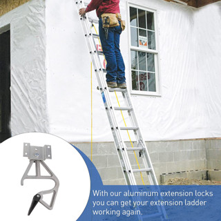 1Pair Extension Ladder Lock Aluminum Ladder Clamp Extension Ladder Rung ...