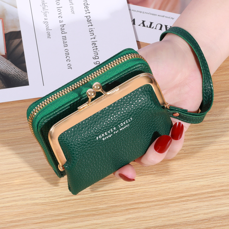 Korean Cute Coin Purse Detachable Wallet Ladies Card Holder Elegant ...