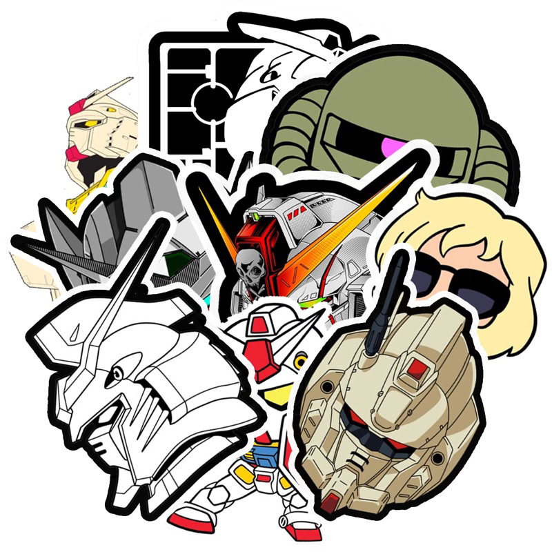 Mobile Suit Gundam Anime Sticker Pack (30pcs) | Shopee Philippines