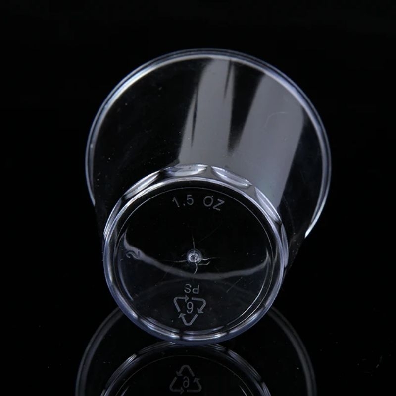 1.5 oz / 50ml acrylic Shot Glass 50pcs/25pcs/10pcs/5pcs | Shopee ...