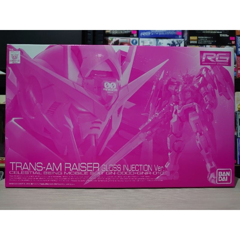 Real Grade RG Gundam 00 Trans-Am Raiser Gloss Injection Ver Celestial ...