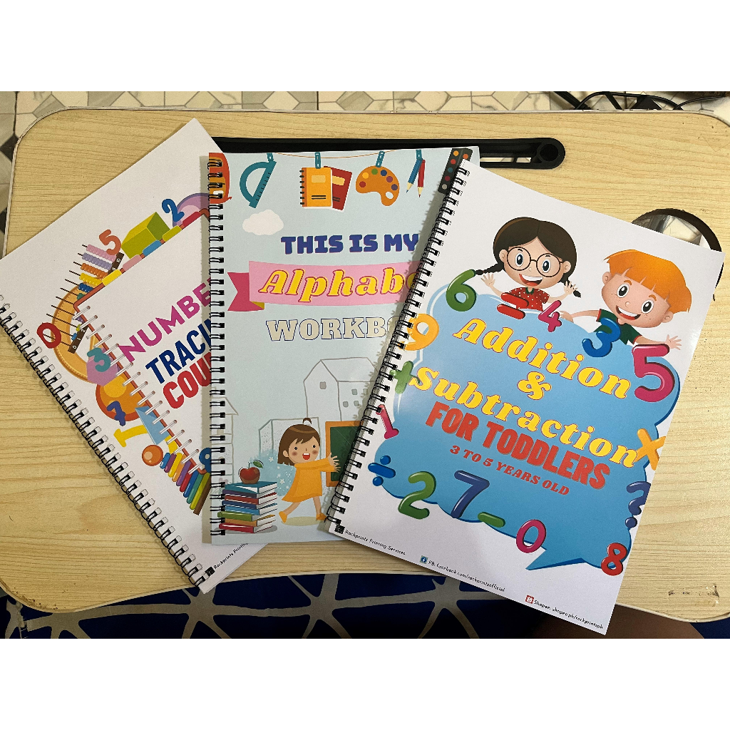 Premium Activity Workbooks for Kids Tracing, Writing, Counting, Simple ...