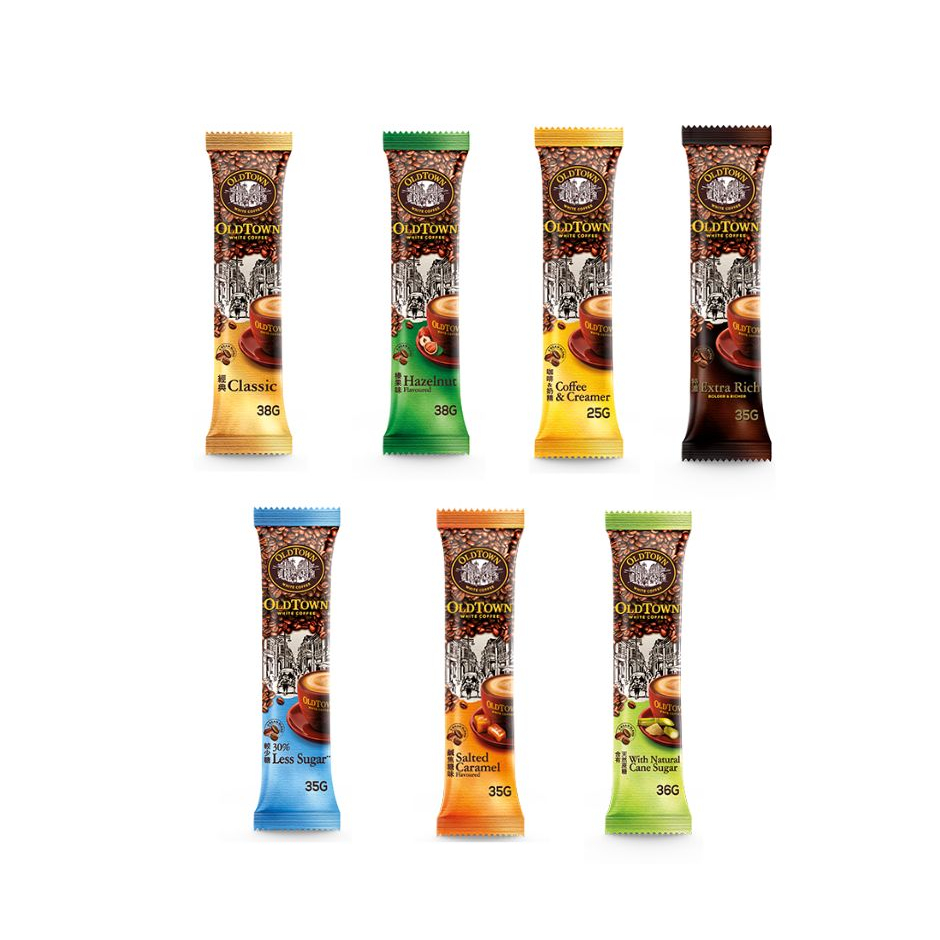 OLD Town White Coffee Sticks All Flavors & New Packaging | Shopee Philippines