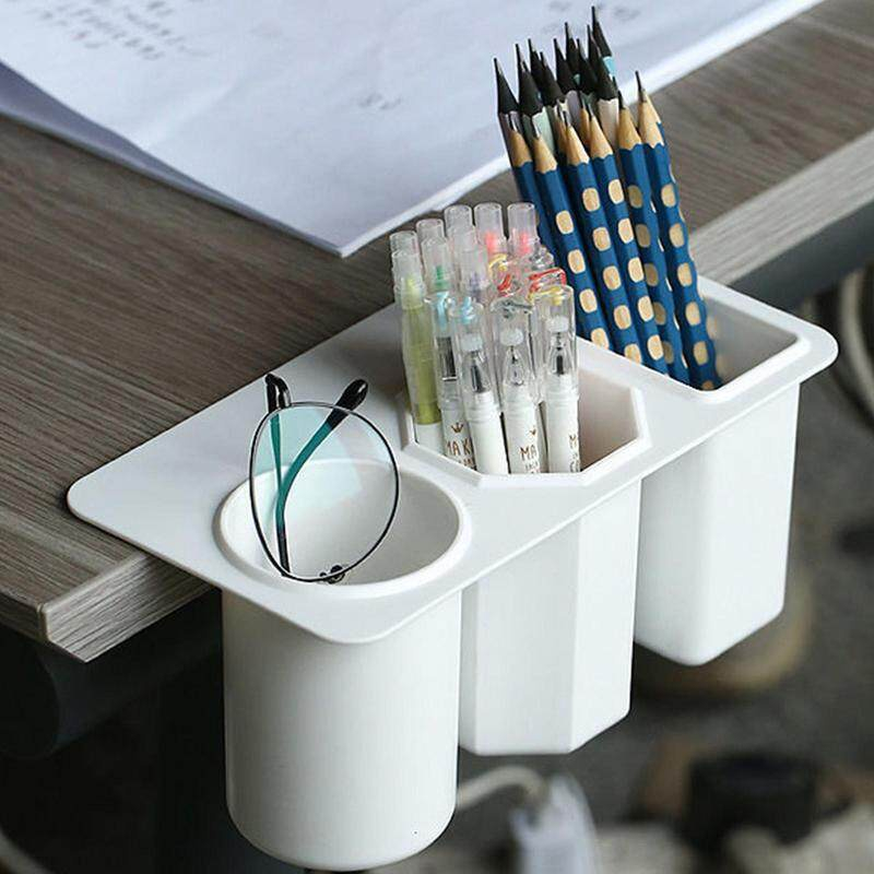 Desk-side pen holder desktop storage box stationery wall hanging ...