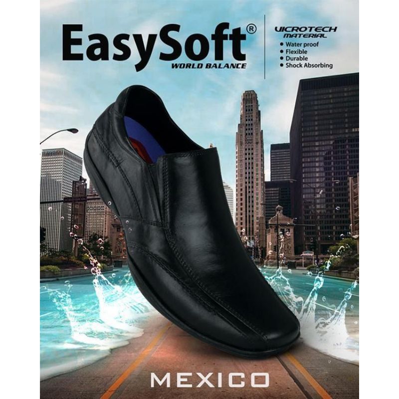 EasySoft MEXICO Formal Black & White Men's Shoes for School, Office ...