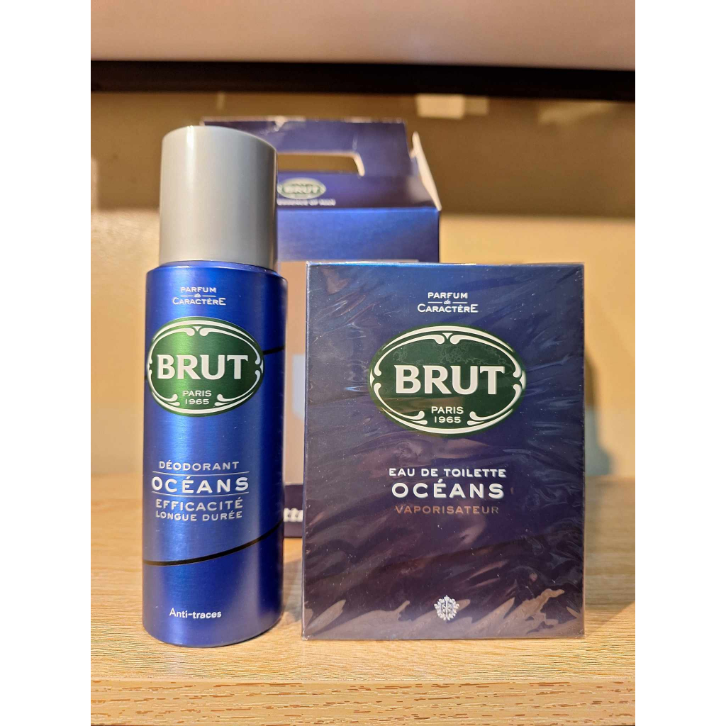 Brut Oceans 100ml EDT + Deodorant Value Pack for Men ( Bundle) | Shopee ...