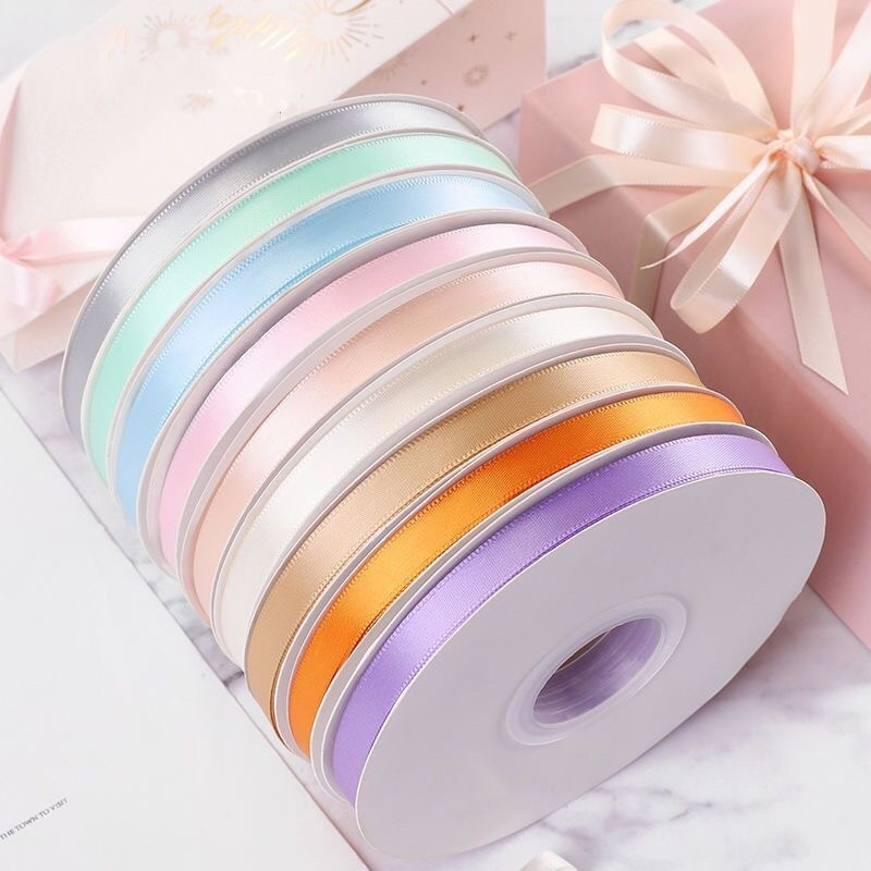 1cm (25 yards) Satin Ribbon packing Decorative Packaging Gift Medal ...