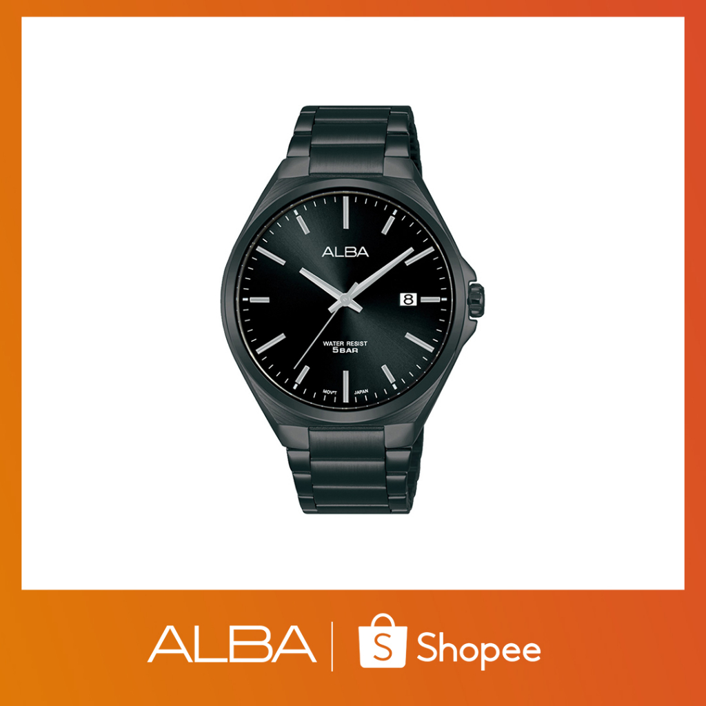 ALBA Philippines Prestige AS9P81X1 Black Dial Men's Quartz Watch 40mm ...