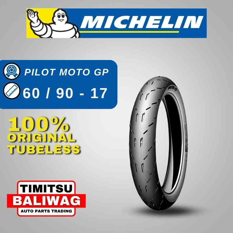 MICHELIN PILOT MOTO GP 60/90-17 TUBELESS MOTORCYCLE TIRE | Shopee ...