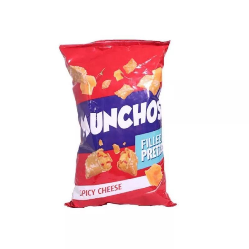 Munchos Spicy Cheese Filled Pretzel 420g | Shopee Philippines