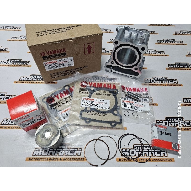 GENUINE STOCK YAMAHA NMAX 155 V2/ AEROX V2 CYLINDER BLOCK SET/BORE KIT ...