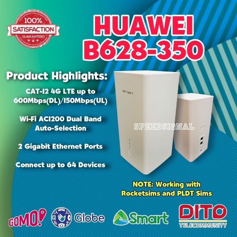 Huawei Soyealink B628-350 Cat12 CPE Router | Shopee Philippines