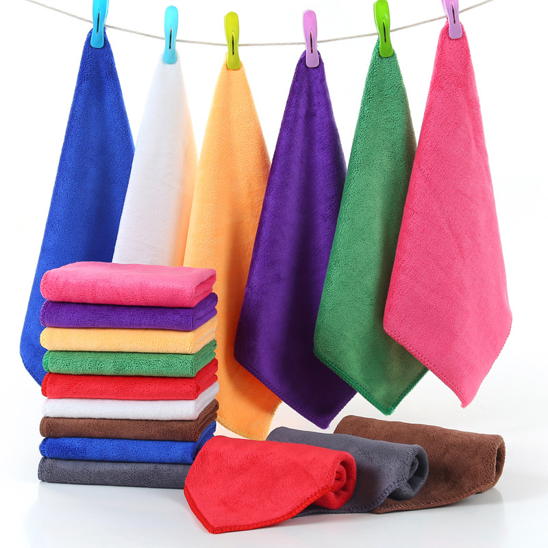 FS Microfiber Cleaning Cloth Hand Washing Cloth Kitchen Towel 25cmx25cm ...