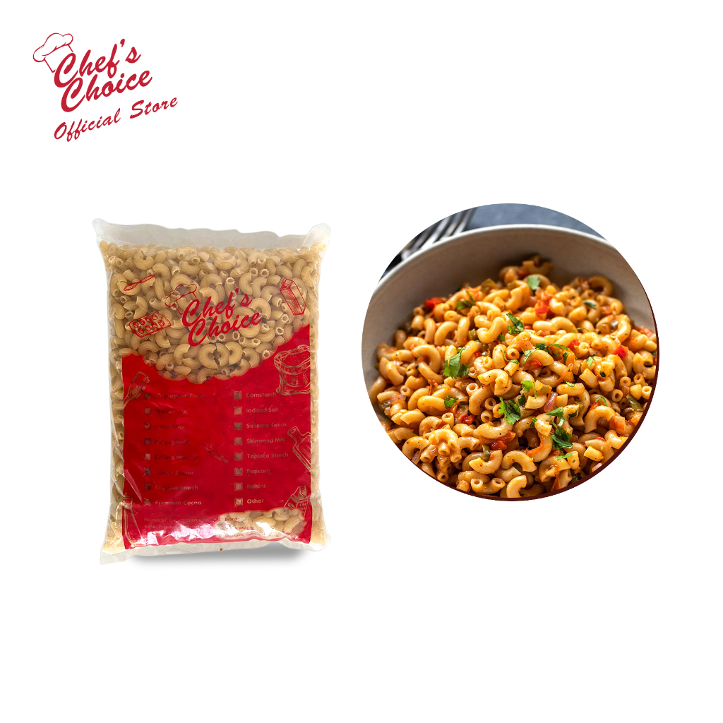 Chef's Choice Macaroni Pasta All Kinds and Size Elbow Shell (For Sopas ...