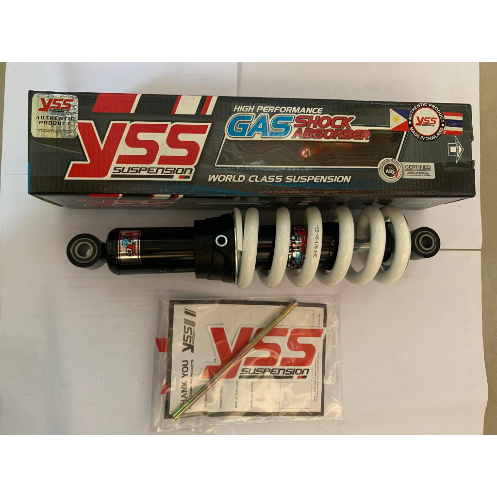 YSS SHOCK SUZ/RAIDER 150 (BLACK-WHITE) | Shopee Philippines
