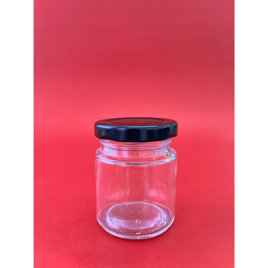 24Pcs 85ML Honey Glass Jar Cap Size 5cm X 5cm X 6.3cm With Free Seal ...
