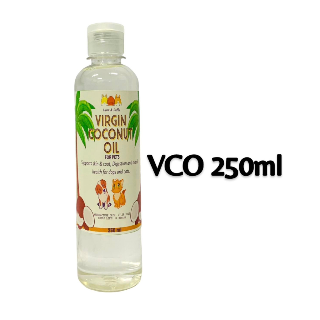 VCO organic extra virgin coconut oil for Pets Salmon oil (rich in Omega ...