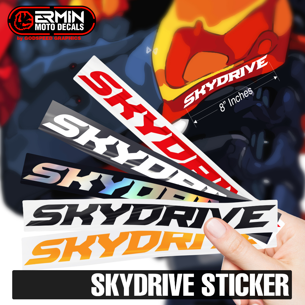 8" Inches SUZUKI SKYDRIVE Sticker | Shopee Philippines