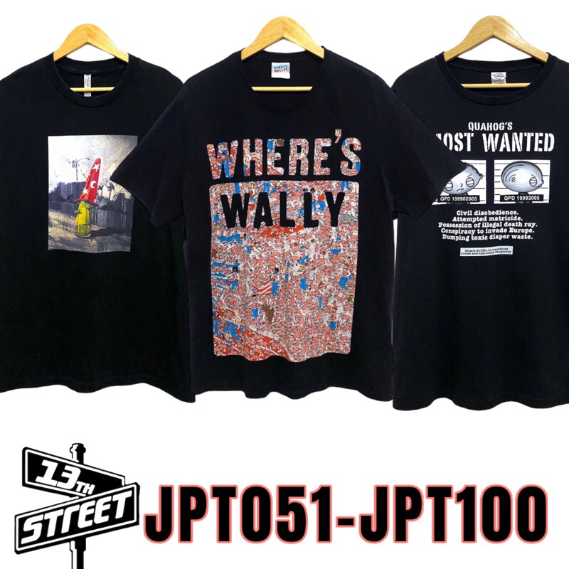THRIFT - PRINTED T-SHIRT (JPT051-JPT100) | Shopee Philippines