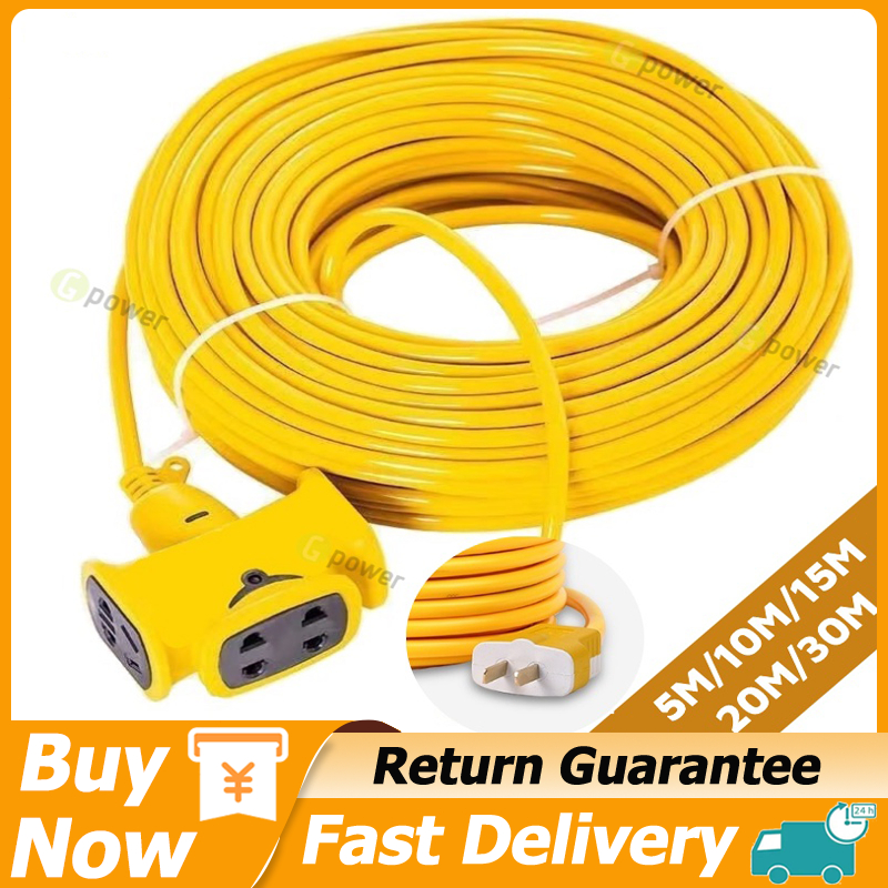 Extension Cord Extra-long Plug-in Strip 10M/20M/30M Electric Vehicle ...