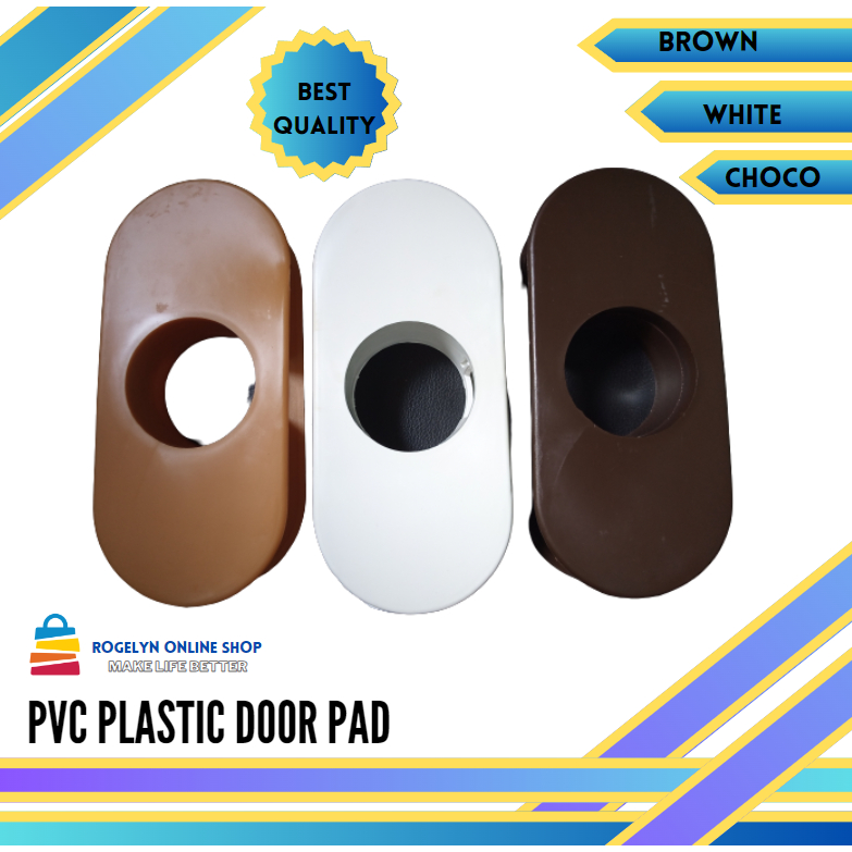 PVC PLASTIC DOOR PAD PROTECTOR / DOOR KNOB HOLE | Shopee Philippines