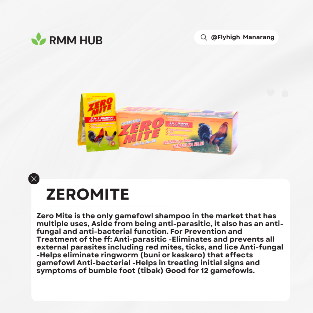 Zero Mite w/ tree oil 1 Sachet [EXCELLENCE] - RMM HUB | Shopee Philippines