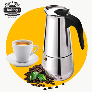 HOT Quality Moka Pot Stainless Steel Coffee Maker Pot Mocha Espresso ...