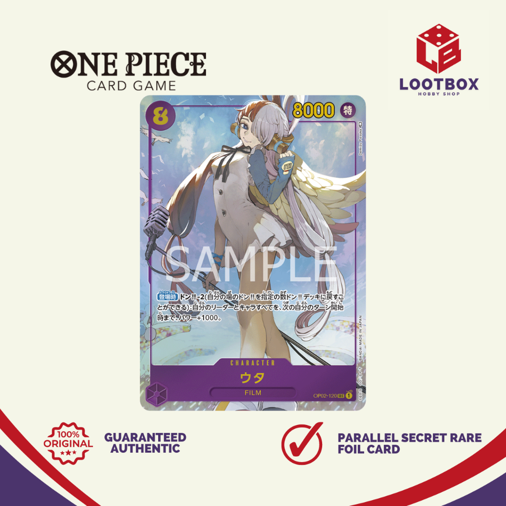 One Piece Card Game: OP02-120 Uta (Parallel Secret Rare Japanese ...