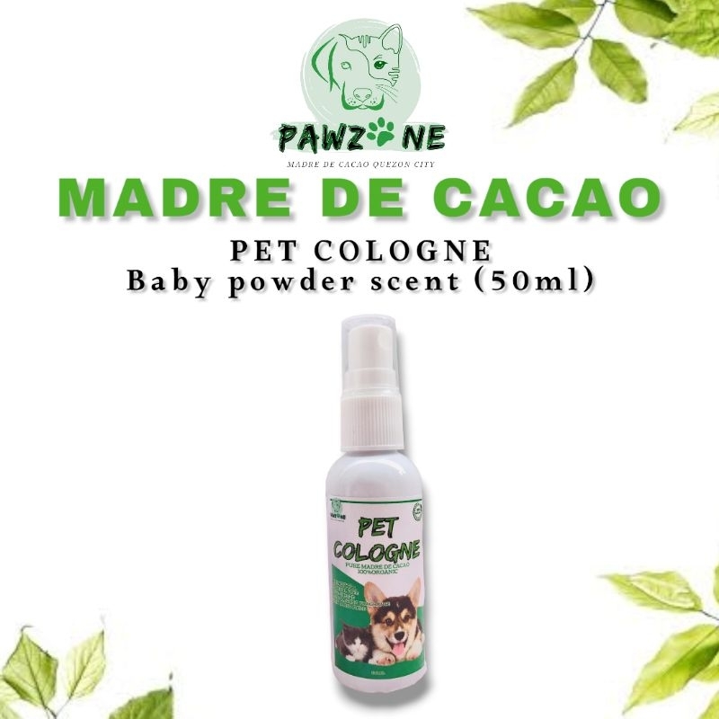 Dog Cologne 50ml - Baby Powder scent with Anti Sneeze Formula Alcohol ...