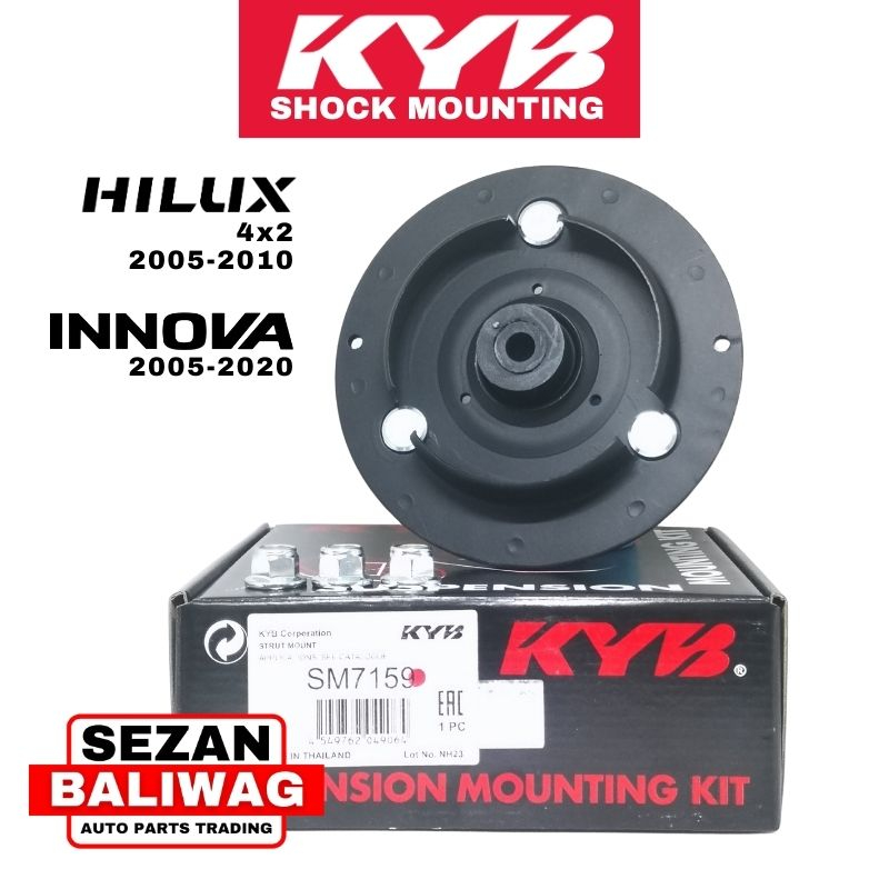 KYB KAYABA SHOCK MOUNTING FRONT 1 PC TOYOTA INNOVA HILUX 2005-2020 ...
