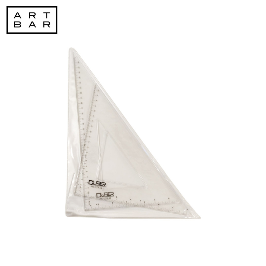 Durer Triangle Set Dtr-30 28cm 2S 45 And 60 Clear - Art Bar PH | Shopee ...
