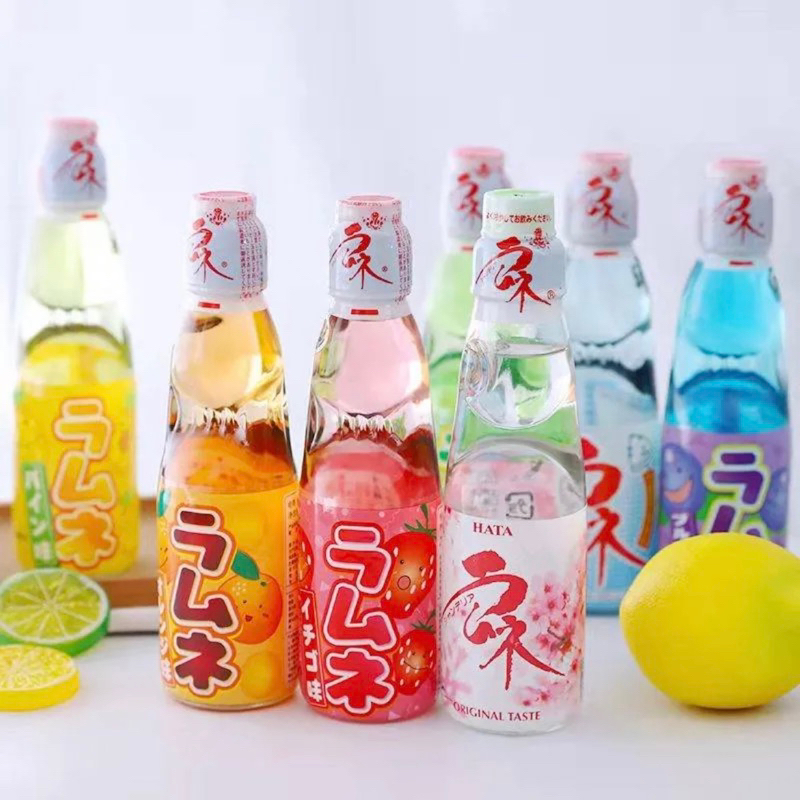 Hatakosen Hata Ramune Soda Japan 200ml strawberry blueberry watermelon ...