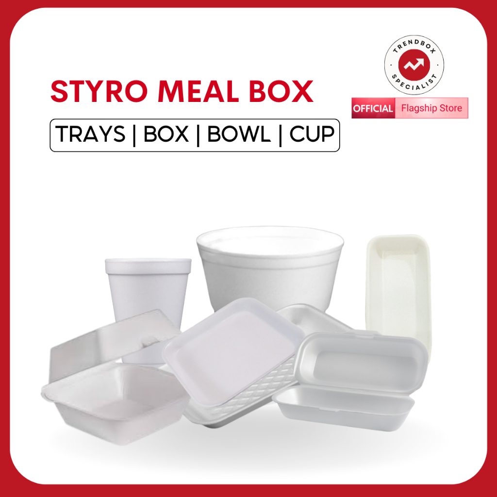 Trendbox Styro Tray, Styro Food Tray, Styro Meal Boz, Styro Bowl ...