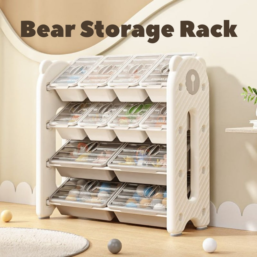 Kid Storage NIKONIKO Plush Toy Storage Rack - Vertical Stuffed Animal ...