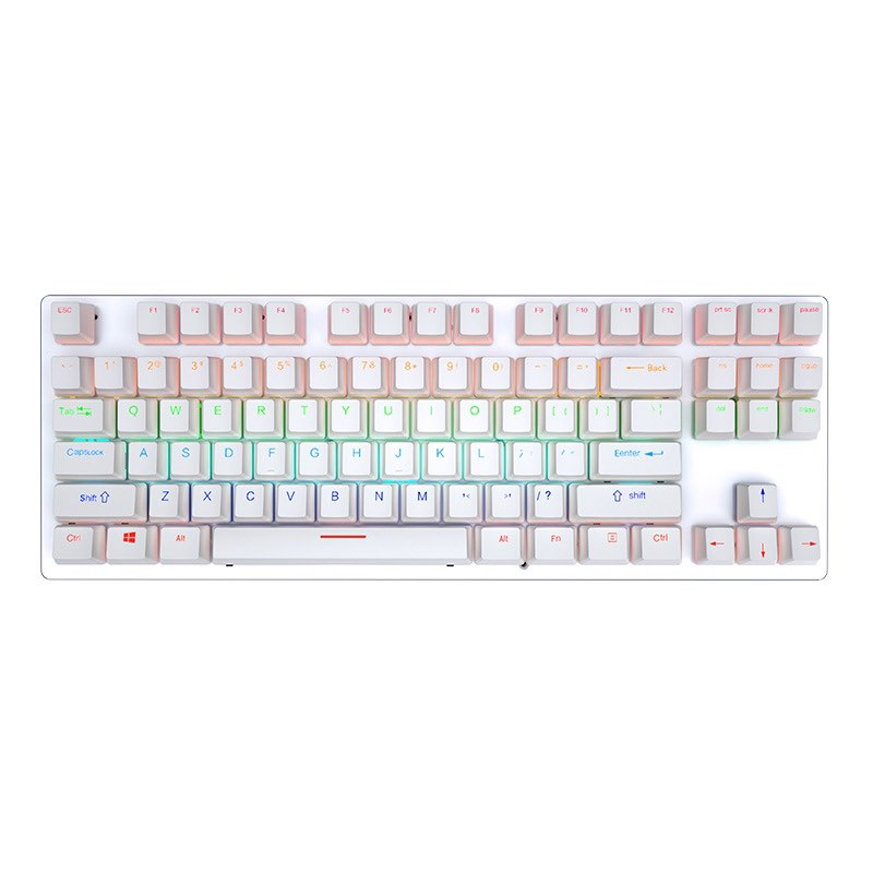 Oreo-Color Mechanical Keyboard 87 104 Keys with Mechanical Switches ...