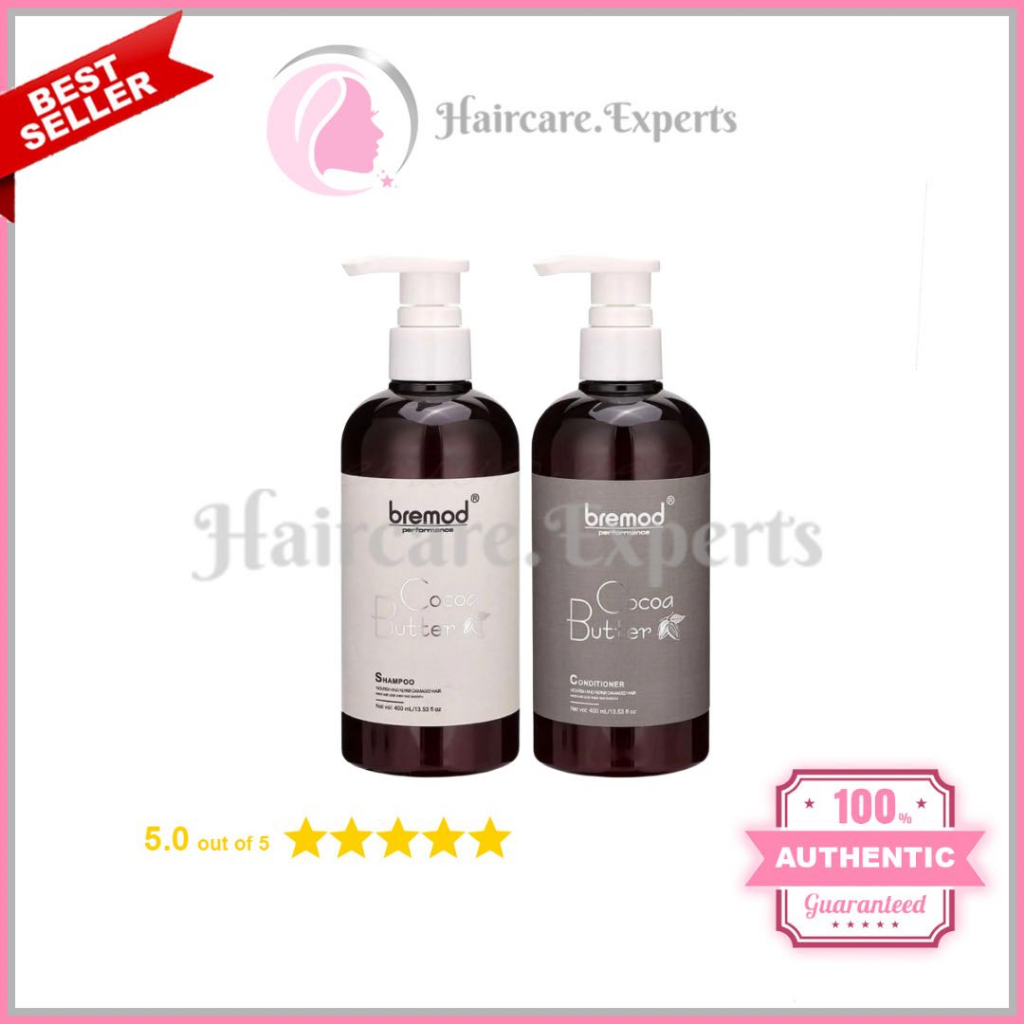 Bremod Premium Cocoa Butter Shampoo & Conditioner 400ml by haircare ...
