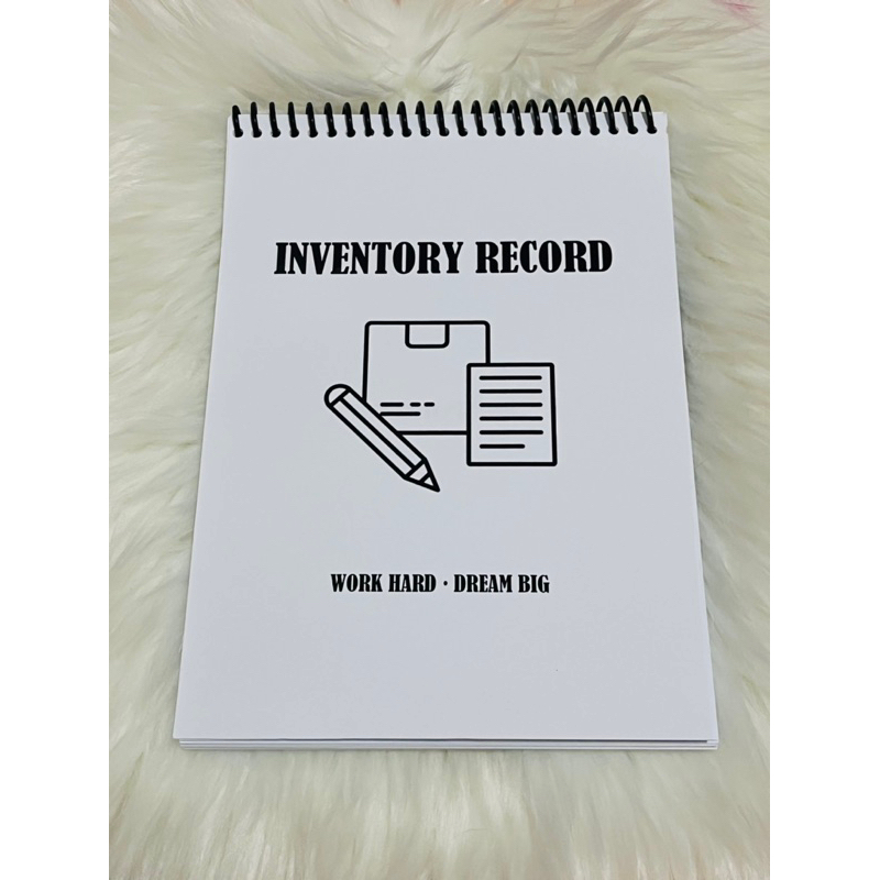 Inventory Record Notebook / Option to Personalize | Shopee Philippines