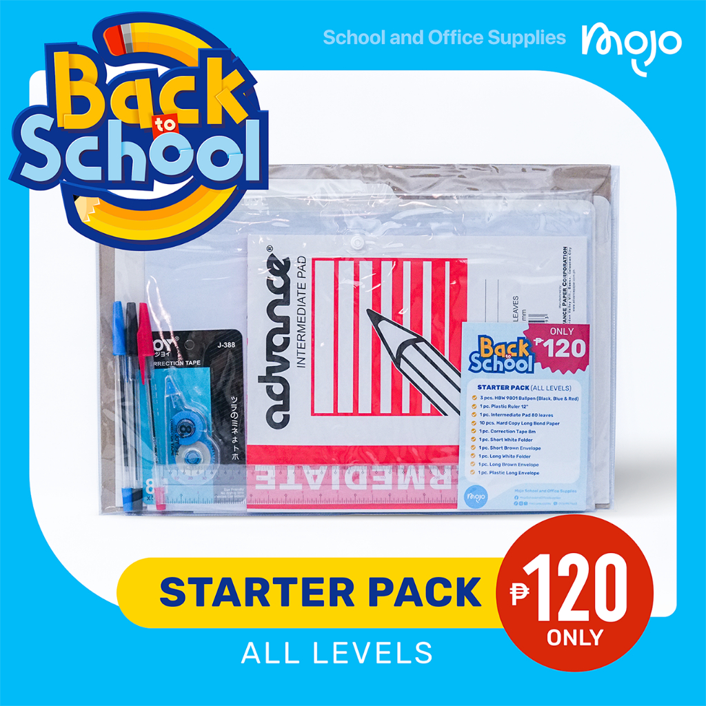 Back to school promo starter pack all levels school supplies set 2023 ...