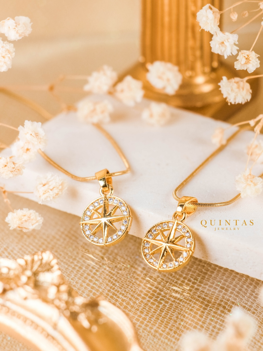 QUINTAS 18K Tala Necklace With FREE Jewelry Gift Box Shopee Philippines