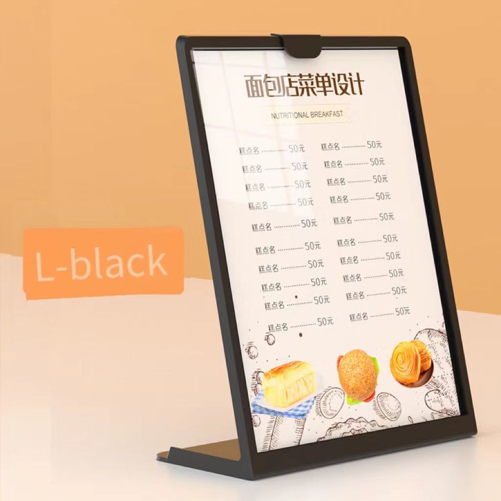 Restaurant desktop display billboard milk tea shop menu price sign ...