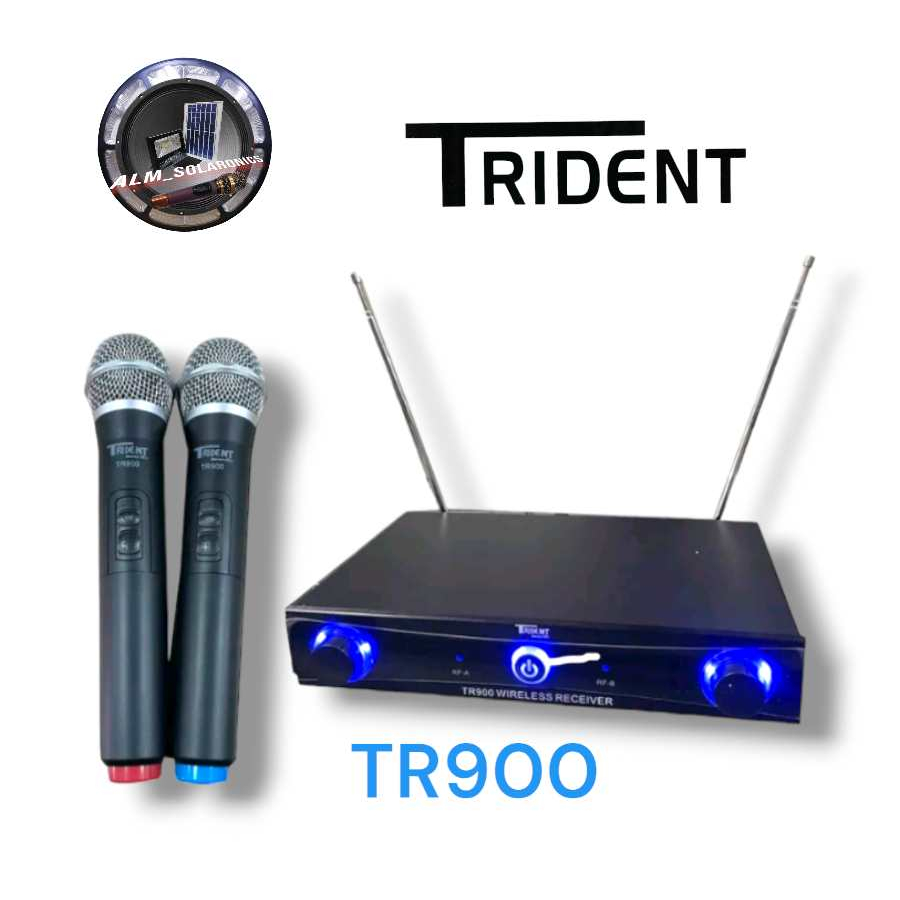 Trident TR900 Wireless Dual Microphone System | Shopee Philippines