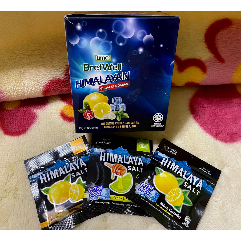 Himalayan Salt Drops Candies 180g 1 Box 12 Sachets | Shopee Philippines